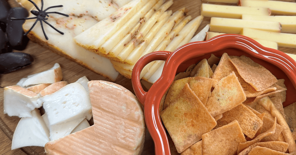 A Halloween Cheese Board
